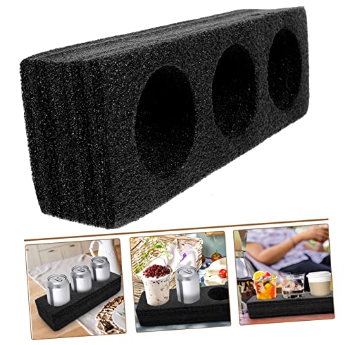 Mobestech Milk Tea Cup Holder Car Coffee Cup Holder Drink Holder Take Out Drink Holder Coffee Cup Holder Tray Tea Carrier Pearl Wool Drink Tray Pearl Cotton Bottle Portable