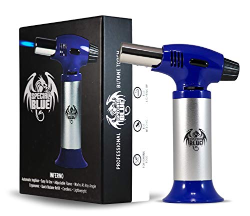 Special Blue Inferno Professional Butane Torch (Silver)