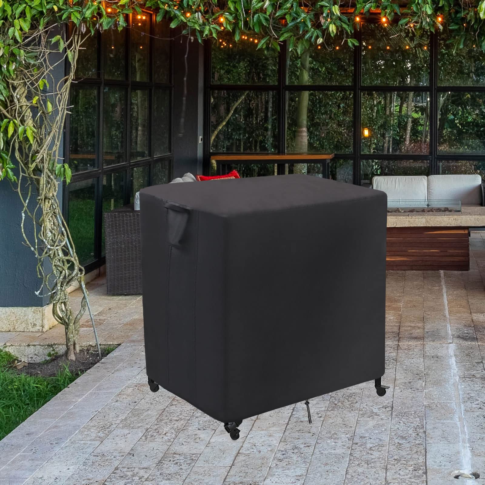 Jungda Outdoor Table Cover for Ooni Large Table,Waterproof Outdoor Kitchen Table Cover,Dustproof,Sunproof - 32 x 32 x 36 Inch