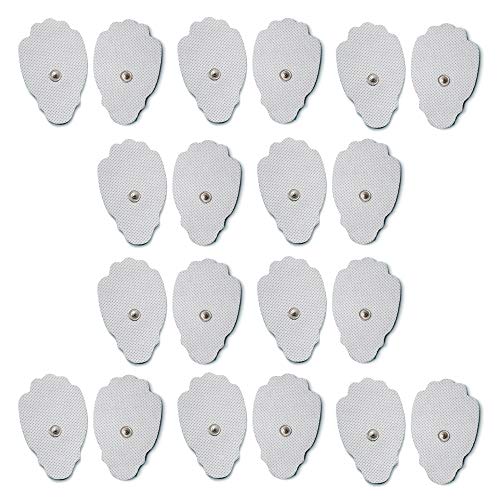 TENS Electrodes, Super Value 20 Replacement Electrode Pads for TENS Units, Snap TENS Unit Electrodes