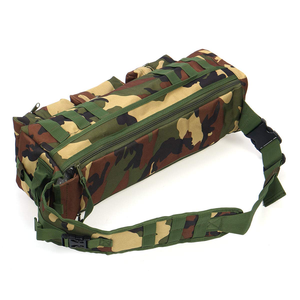 NC 20L Tactical Sling Bag EDC Molle Shoulder Bag Travel Hunting Climbing Storage Bag (Color : Jungle Camouflage)