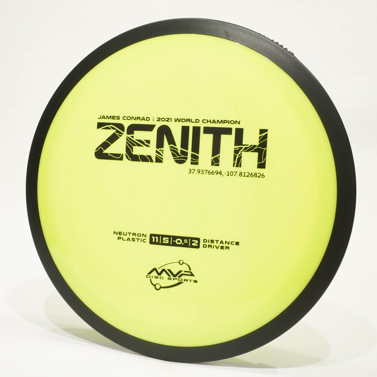 MVP Zenith (Neutron) James Conrad 2021 Distance Driver Golf Disc, Pick Color/Weight [Stamp & Exact Color May Vary] White 167-169 Grams