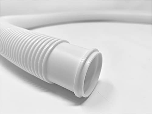 Tiki Island Pool Express 1-1/4 Inch x 3 Foot Long White Above Ground Pool Flex Connection Hose Filter or Suction