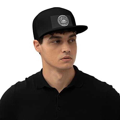Qauirfe Seal of American Samoa Hat Adult Adjustable Baseball Cap Trucker Hats Black