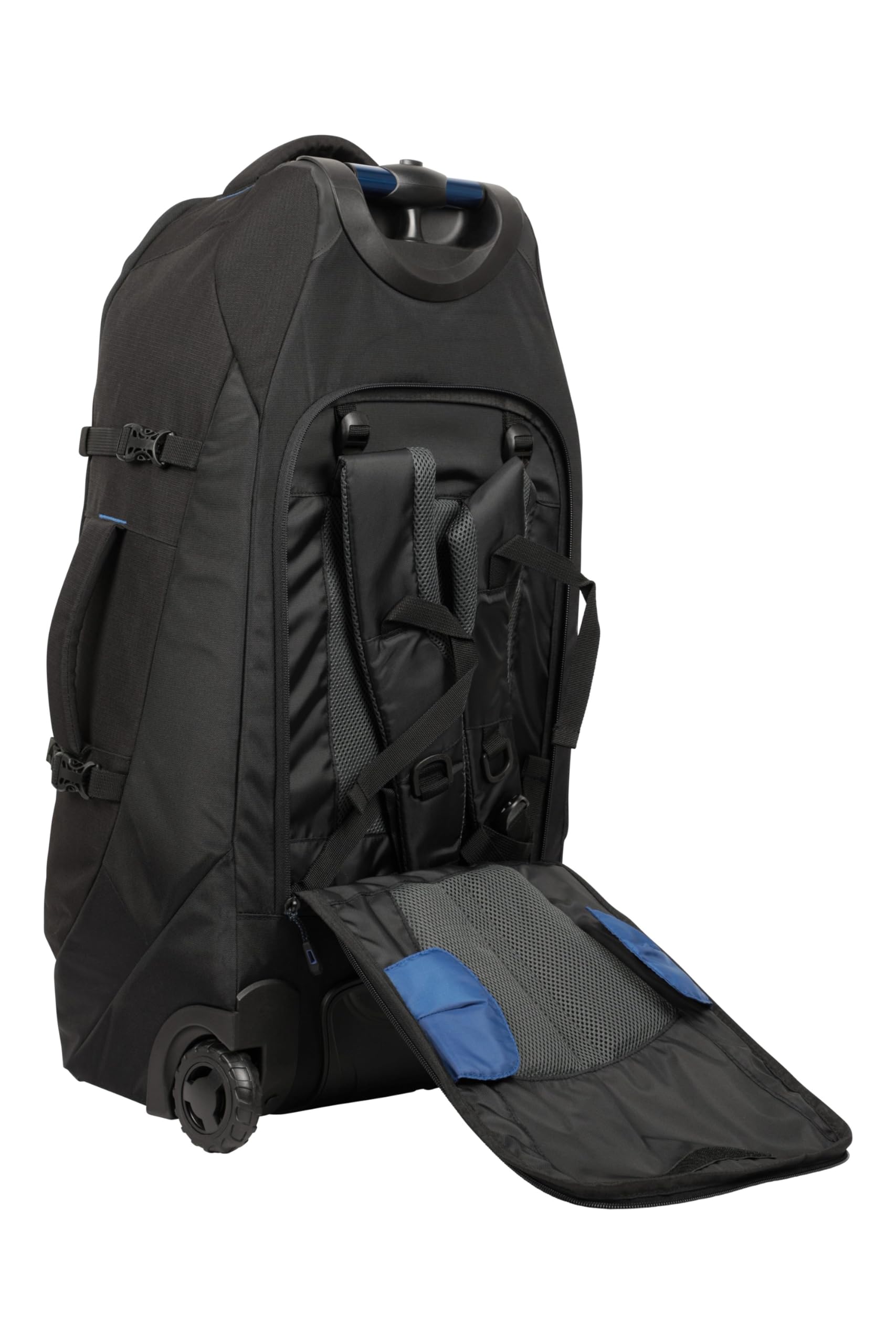Mountain Warehouse Voyager 50L Wheelie Backpack - For Traveling Red