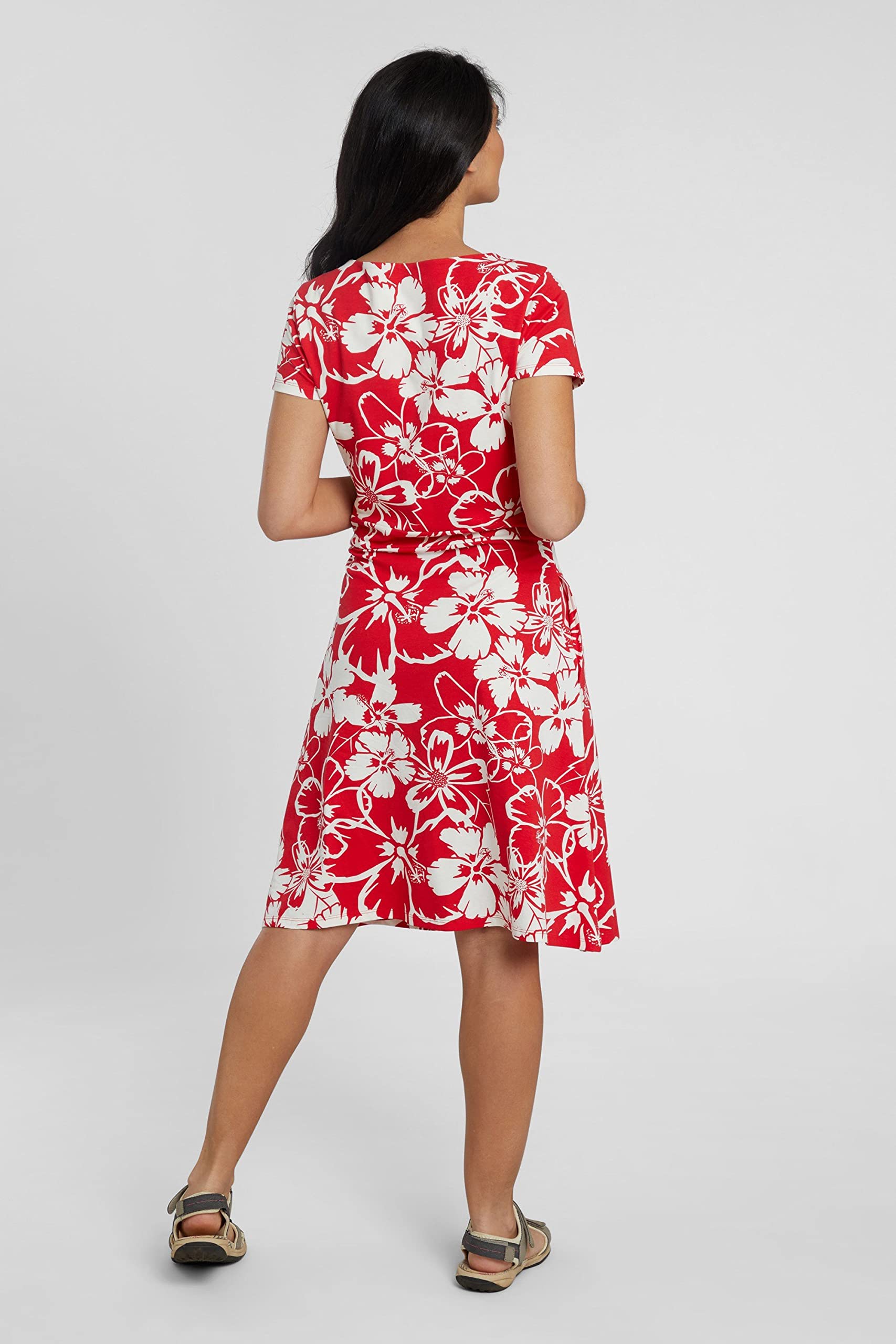 Mountain Warehouse Orchid Patterned Womens UV Dress Red 16
