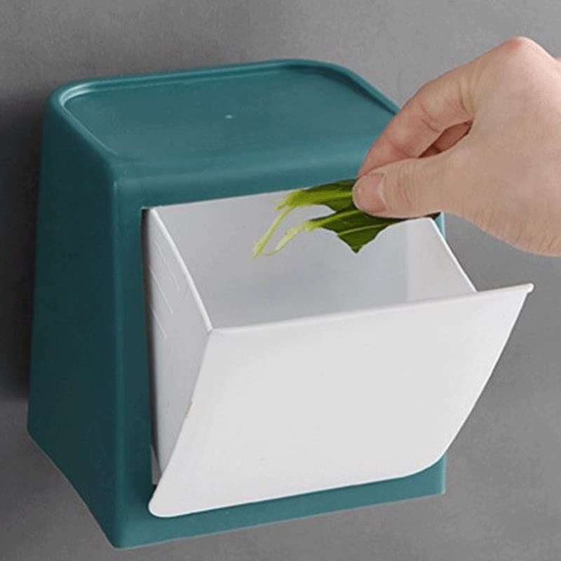 UXZDX Wall Mounted Garbage Cans of Bathroom Glass Door Mounted on The Garbage Stickers ( Color : Gray , Size : 14.5*14.9cm )