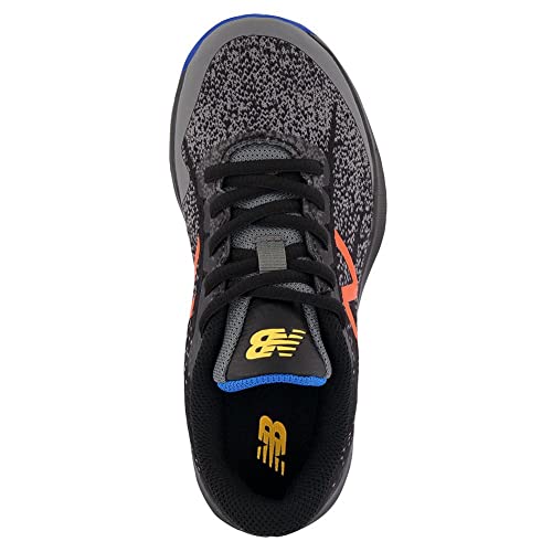 New Balance Boy's 996 V4 Tennis Shoe, Black/Grey, 4 Wide Big Kid