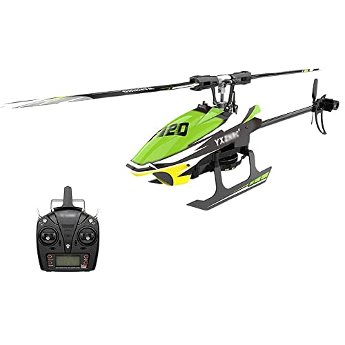 QIYHBVR RC Helicopter Dual Brushless Motors Mini RC Helicopters for Adults Direct-Drive 3D 6CH Remote Control Helicopter, 3D Remote Control Plane Gifts