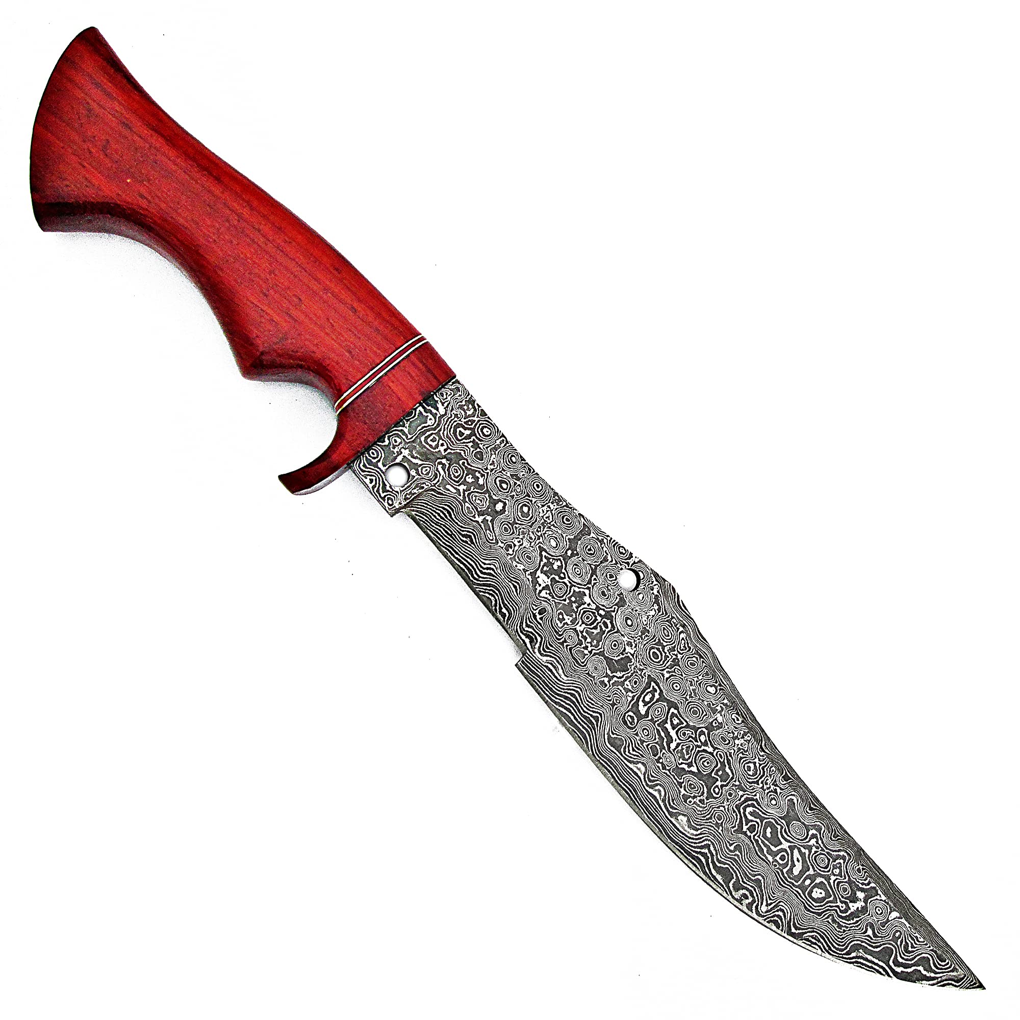 PAL 2000 HUNTING KNIVES Custom Handmade Damascus Steel Knife 14 Inch Color Wood Handle Raindrop pattern Blade with sheath, Sspo-9961