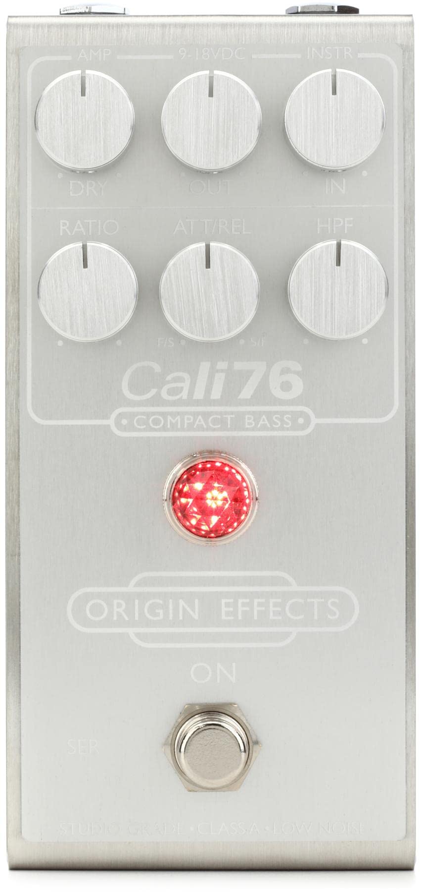 Origin Effects Cali76 Compact Bass Compressor Pedal - Limited-edition Laser Engraved Aluminium Finish