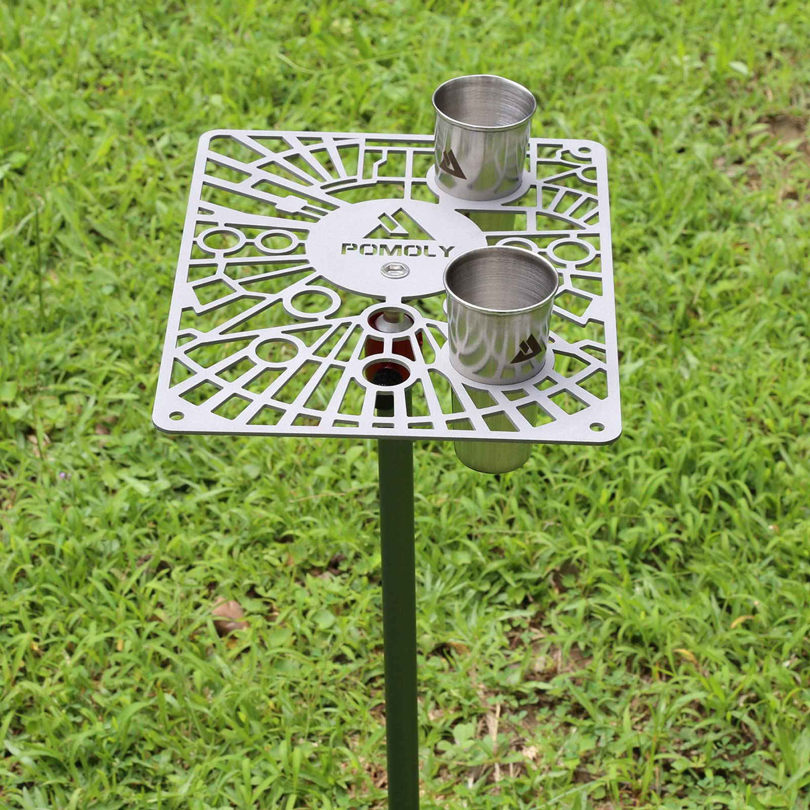 POMOLY G2 Table Titanium Ultralight Folding Gimbal Desk for Solo Camping Fishing Outdoor