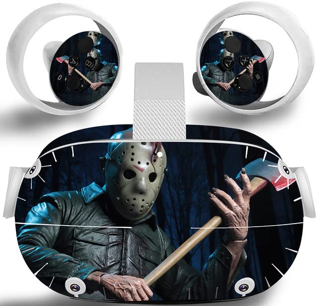 Oculus Quest 2 VR Headset and Controller Sticker - Survival Game - Vinyl Decal Skin for VR Headset and Controller, Virtual Reality Protective Accessories