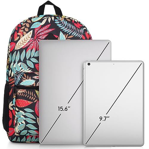YAMTION Laptop Backpack Women,School Backpack Printing with USB Port for College Work Business Travel