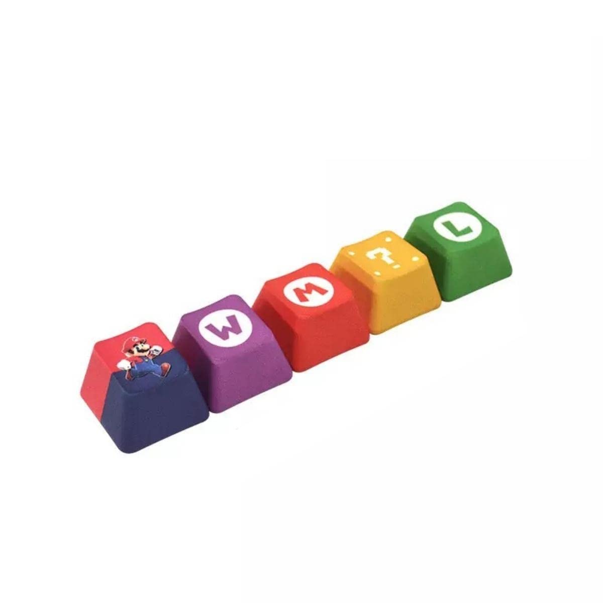 Retro Gaming Gamer Cartoon Super Boy Girl Mechanical Keyboard Keycaps Keys - All 5 Keys Included