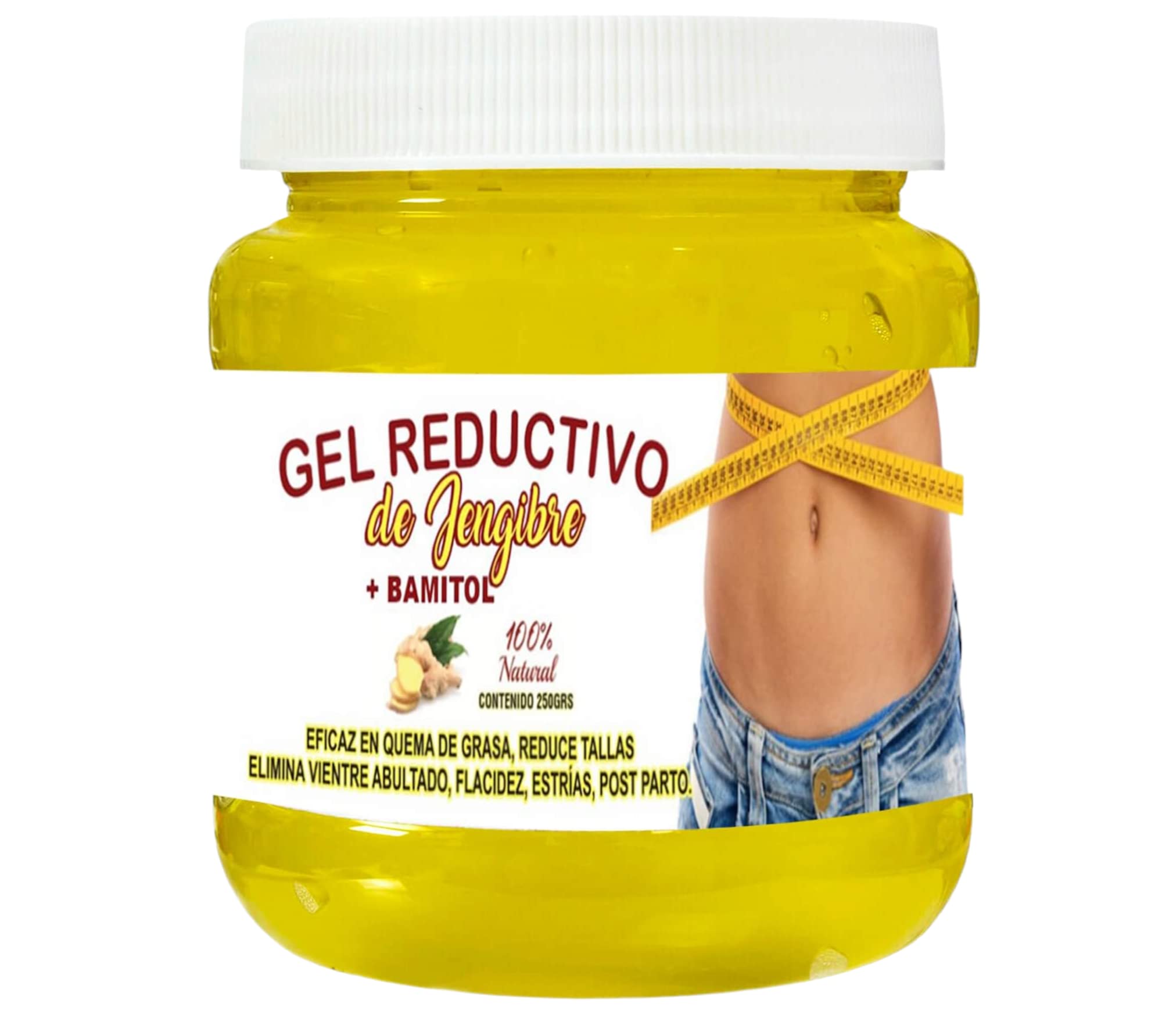 Ubslim Gel reductivo de gengibre y Bamitol quema grasa 100% Natural
