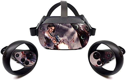 Oculus Quest VR Headset Skin sticker survival horror game Vinyl Decal for Headset and Controller by ok anh yeu