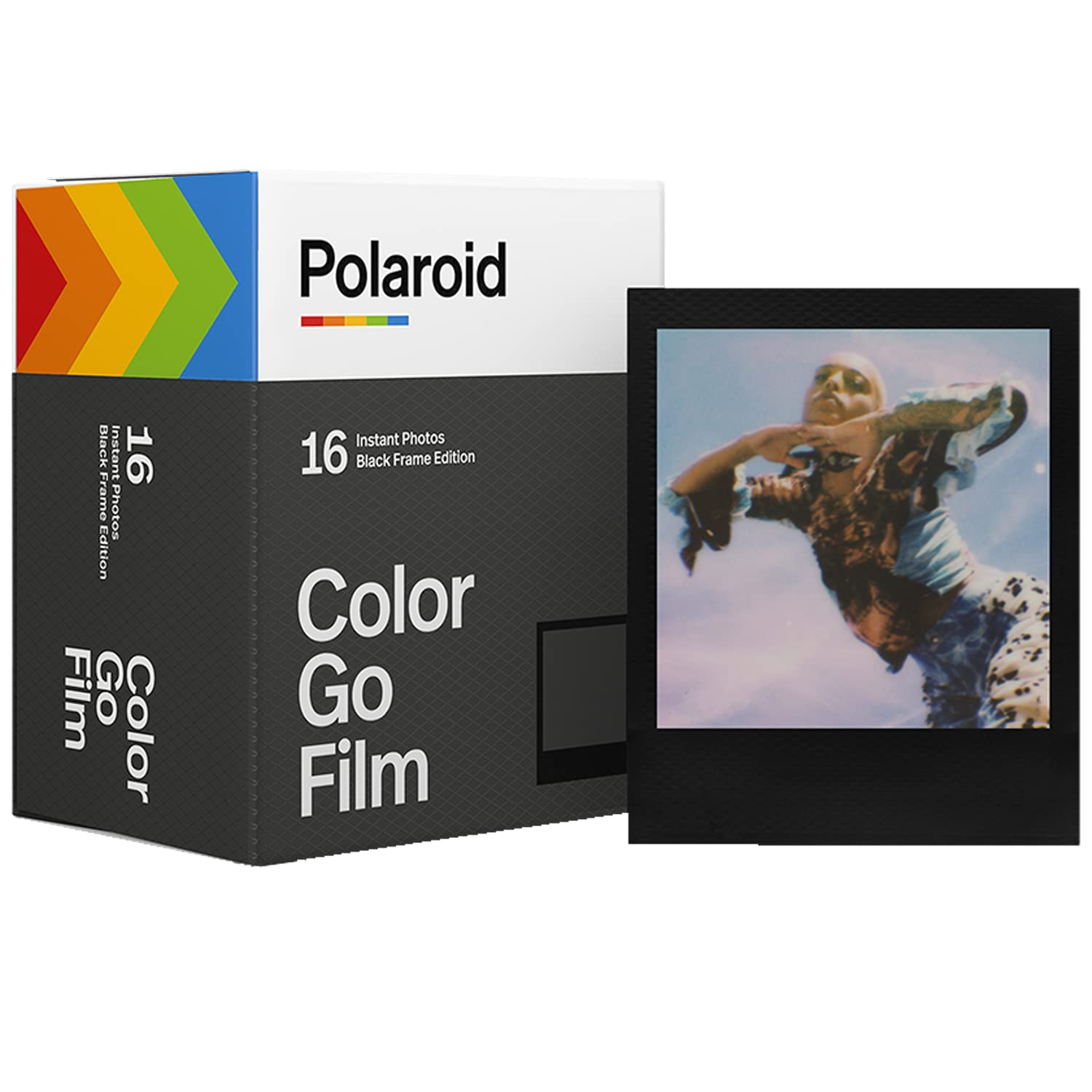 Polaroid GO Color Film - Double Pack X2 - Black Frame (32 Exposures) + Photo Album (Holds 64 Photos)