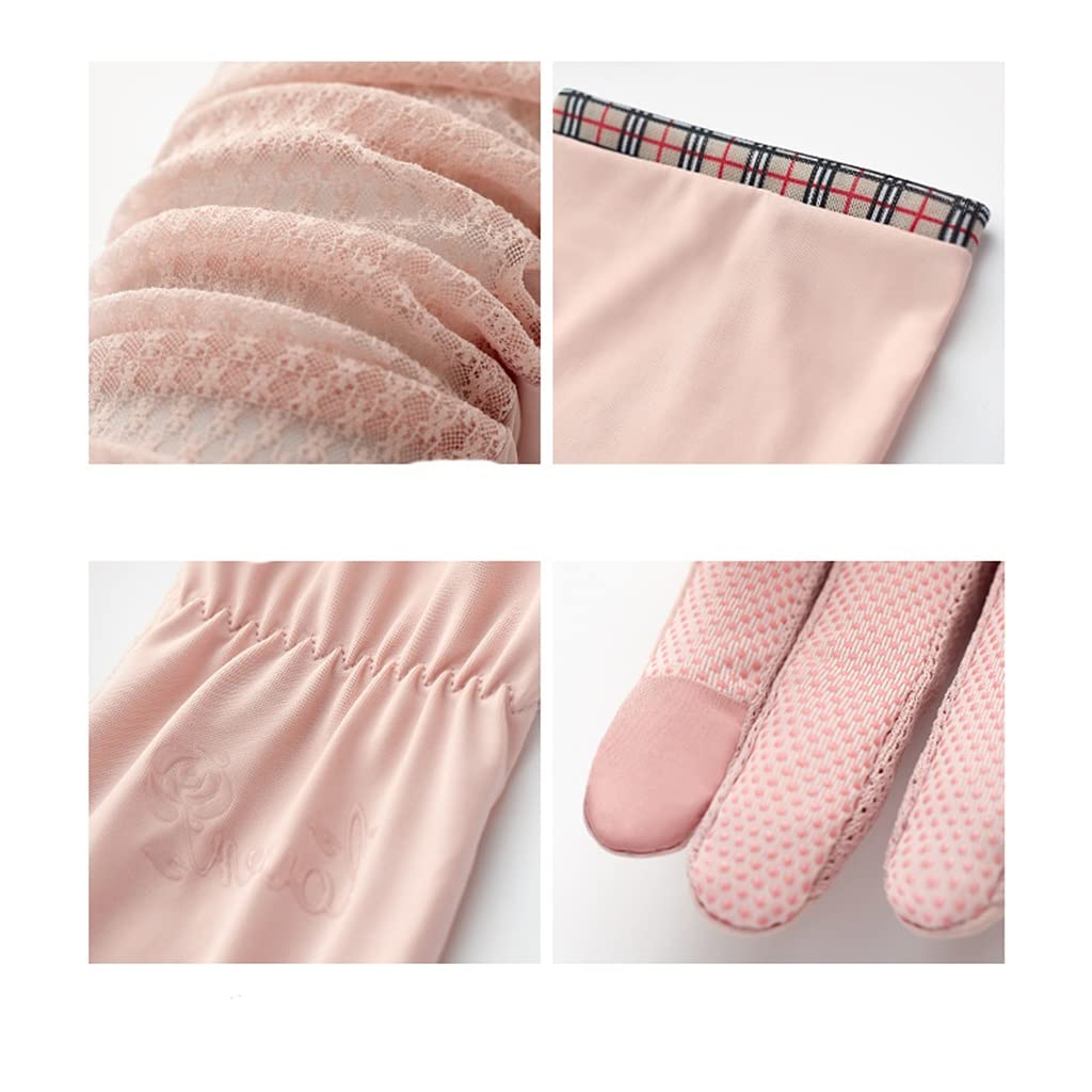 N/A Long Gloves Summer Thin Outdoor Armguard Sleeves Ladies Driving Riding Ice Mesh Breathable (Color : B, Size : 61 * 18 * 25cm)