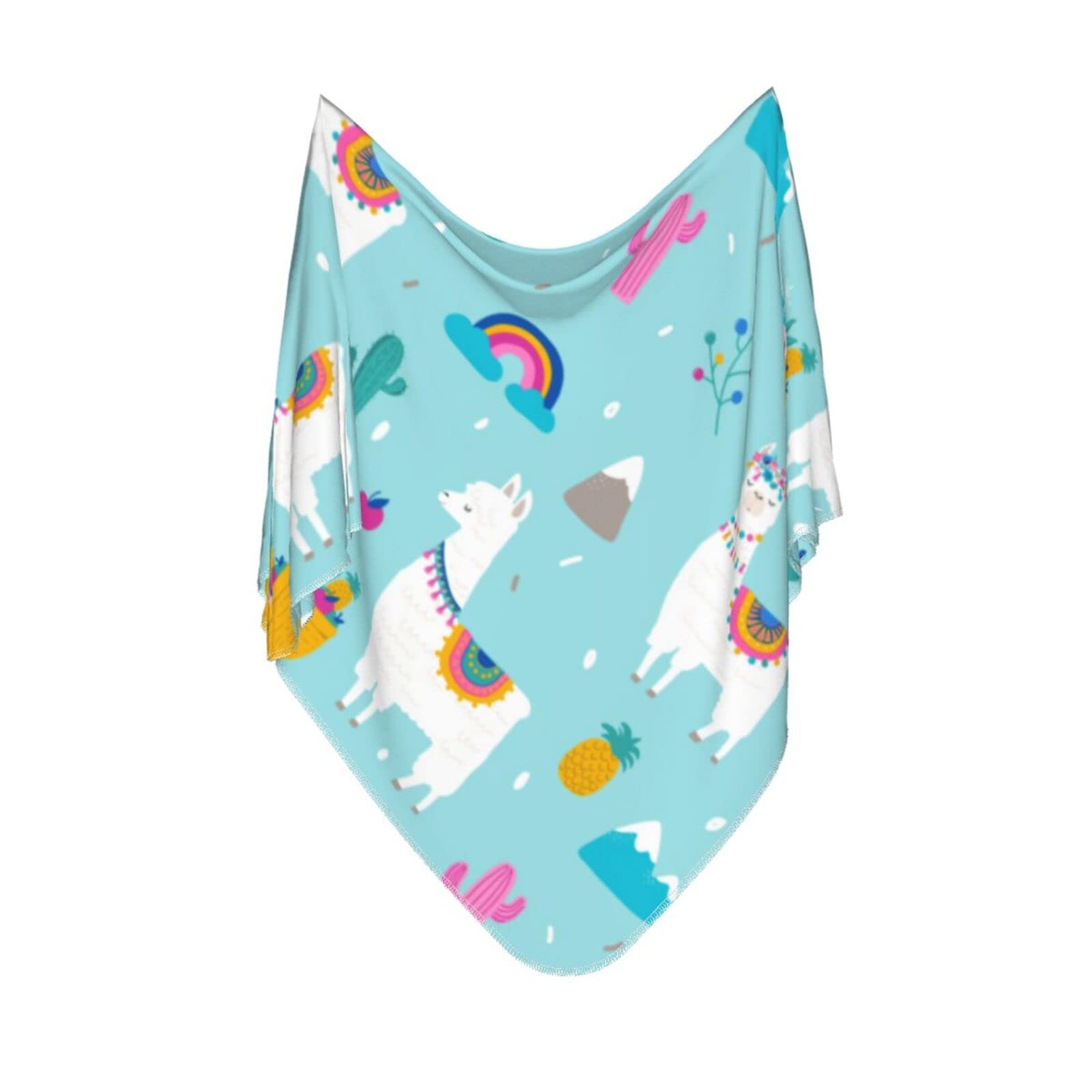 Qwalnely Llama Baby Stuff Blankets for Shower Infant Blankets for Newborn Baby Infant Toddler