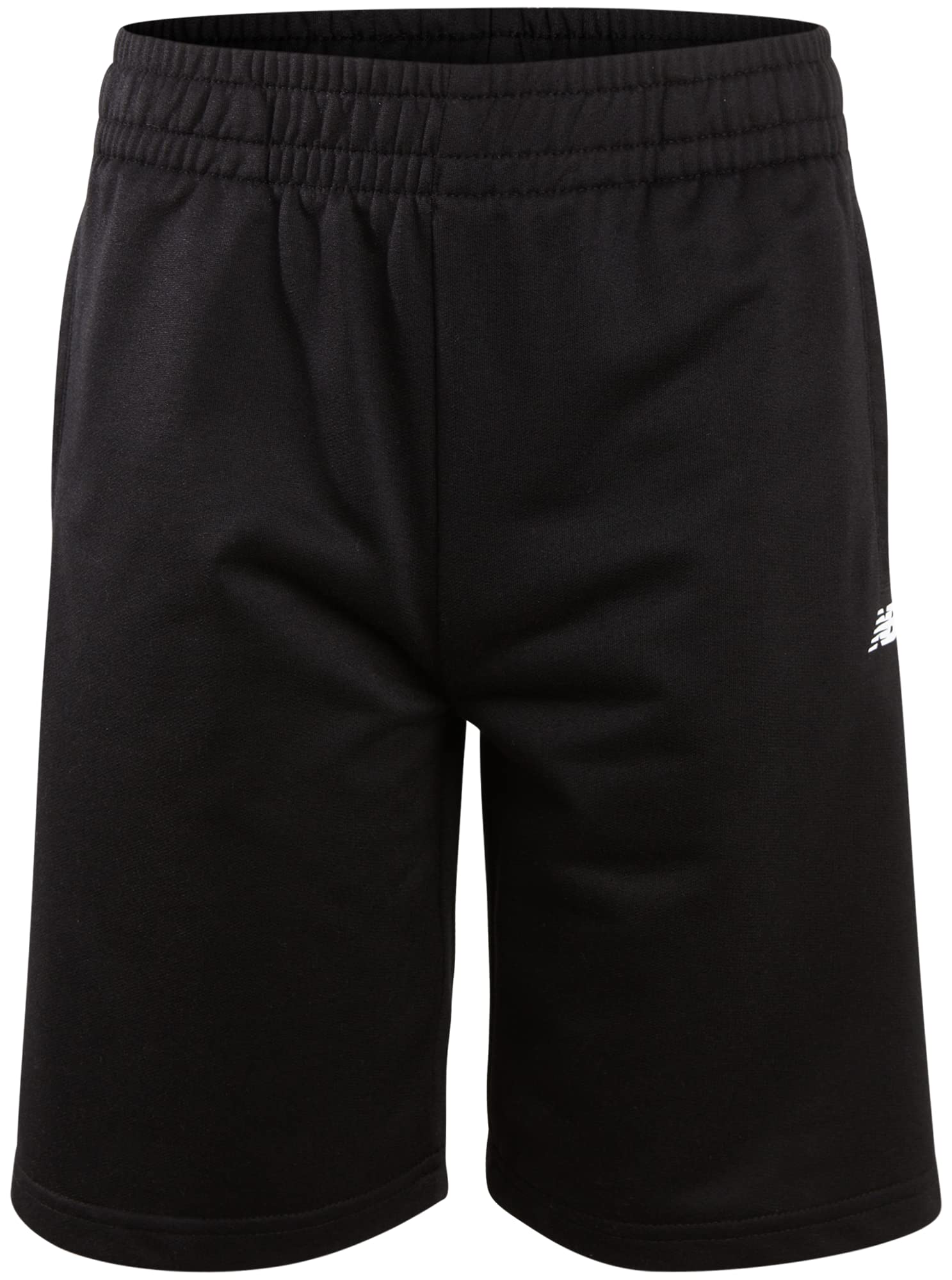 New Balance Boys' Athletic Shorts - 2 Pack Active Performance French Terry Gym Shorts (4-16), Size 8, Black/Black