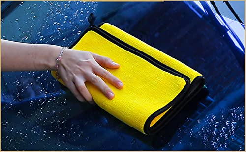 YBC Car Drying Towel 12"x9" Microfiber Cloth 3 PCS