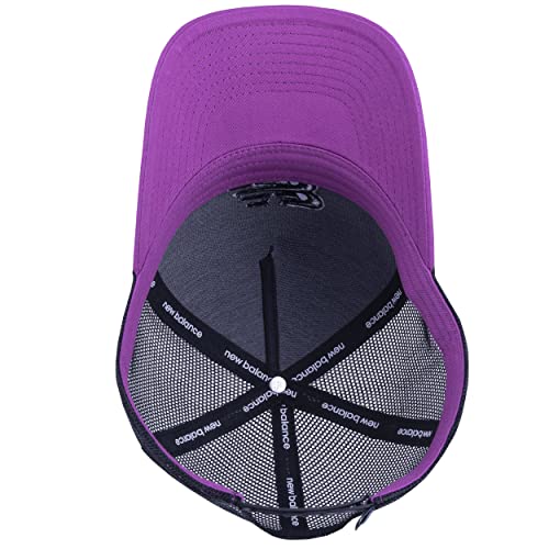 New Balance Men's and Women's Essential Trucker Mesh Baseball Hat, One Size, Magenta Pop