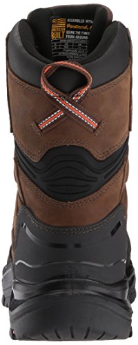 KEEN Utility mens Coburg 8" Steel Toe Waterproof Work Boots, Cascade Brown/Brindle, 15 Wide US