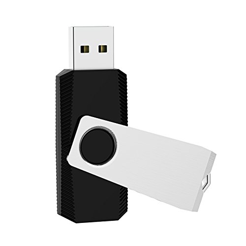 KOOTION 128GB USB 3.0 Flash Drive 128GB Thumb Drive 3.0 USB Drive Swivel Storage Pen Drive Memory Stick (128GB 3.0, Black-Single)