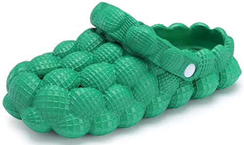 LACADER Massage Bubble Slides Slippers for Women Men, Funny Non-slip Spa Slipper Beach Pool Quick Dry Slide Sandals for Indoor Outdoor, Bubble Slides Multi-function with Heel