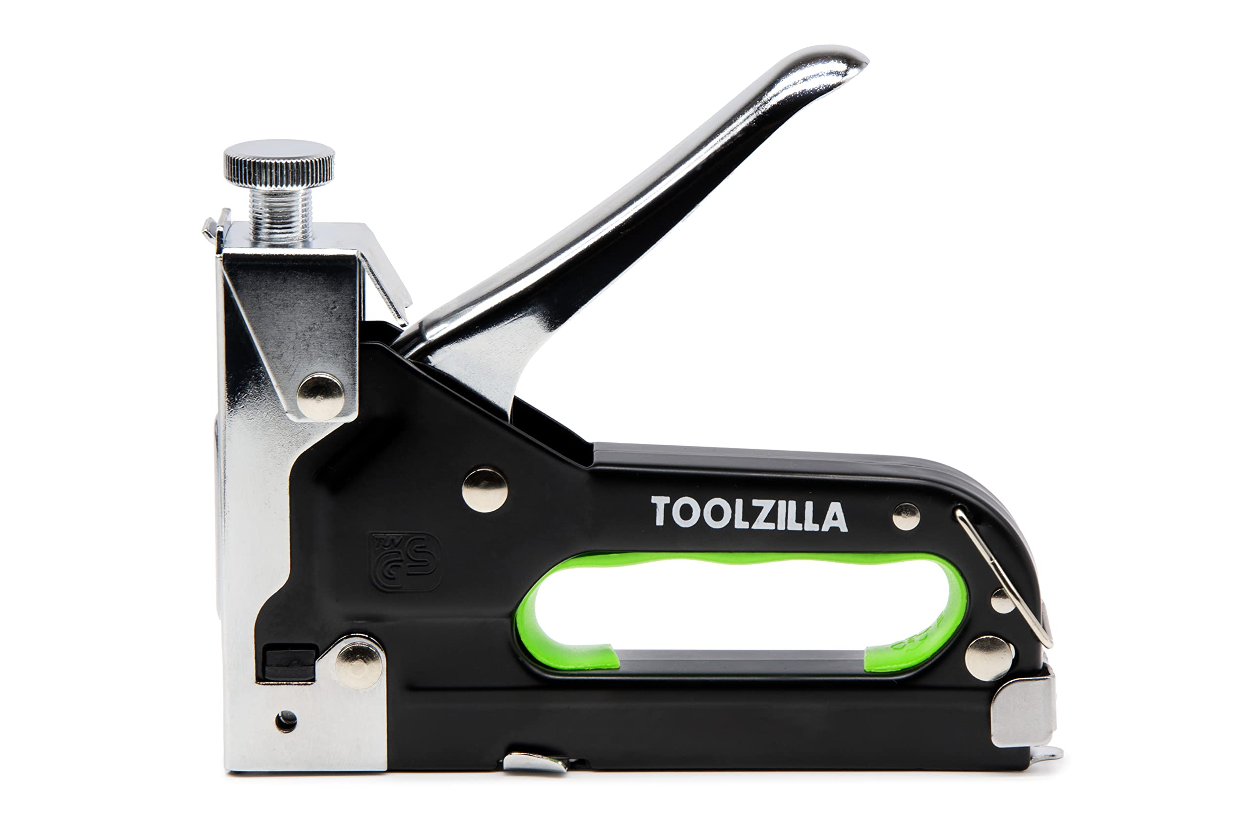 TOOLZILLA® Heavy Duty Staple Gun & Staple Selection Pack | Professional Set with Multiple Usage as Fabric Stapler, Cable Stapler, Staple Gun for Wood, Staple Gun for Teachers