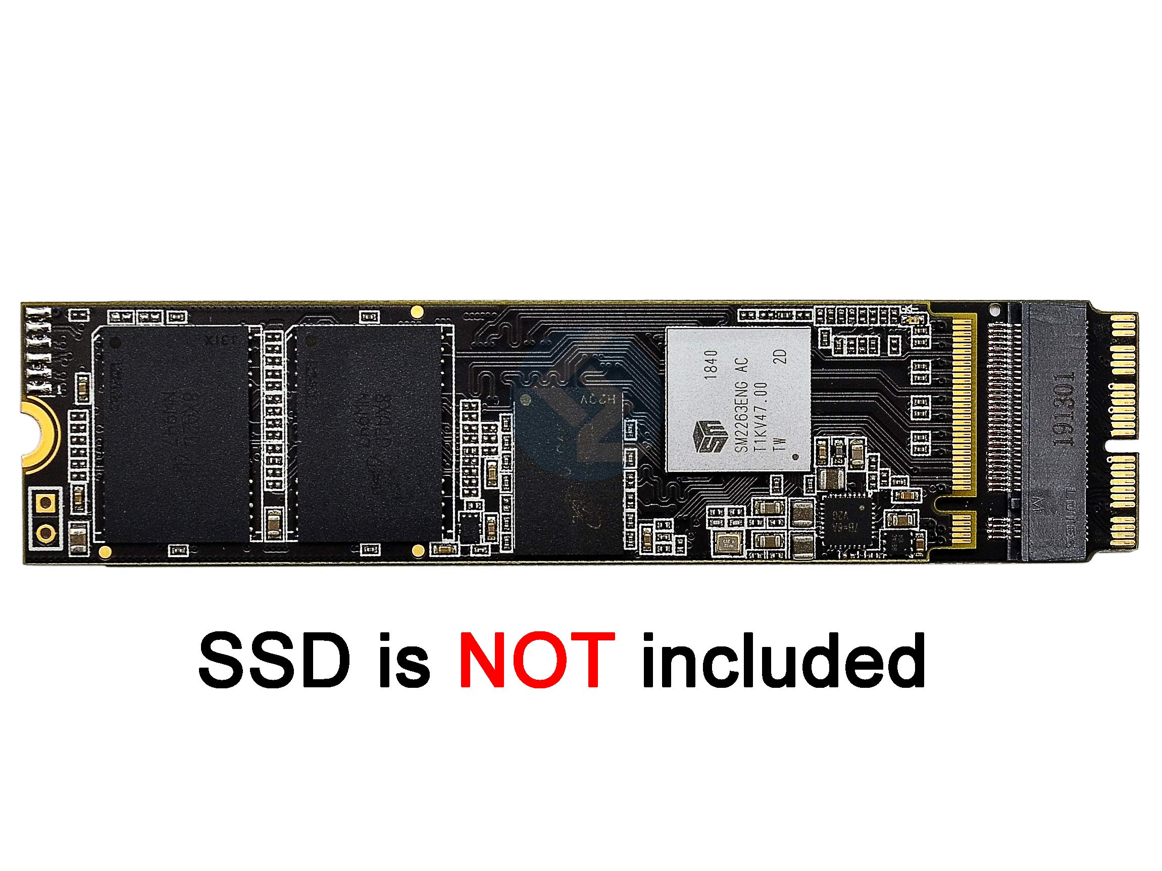 L2-NGFF M.2 NVME SSD Adapter Card Upgraded Kit for Apple MacBook Air 11" A1465 13" A1466 2013 2014 2015 MacBook Pro 13" A1502 2013 2014 2015 MacBook Pro 15" A1398 Late 2013 2014 2015