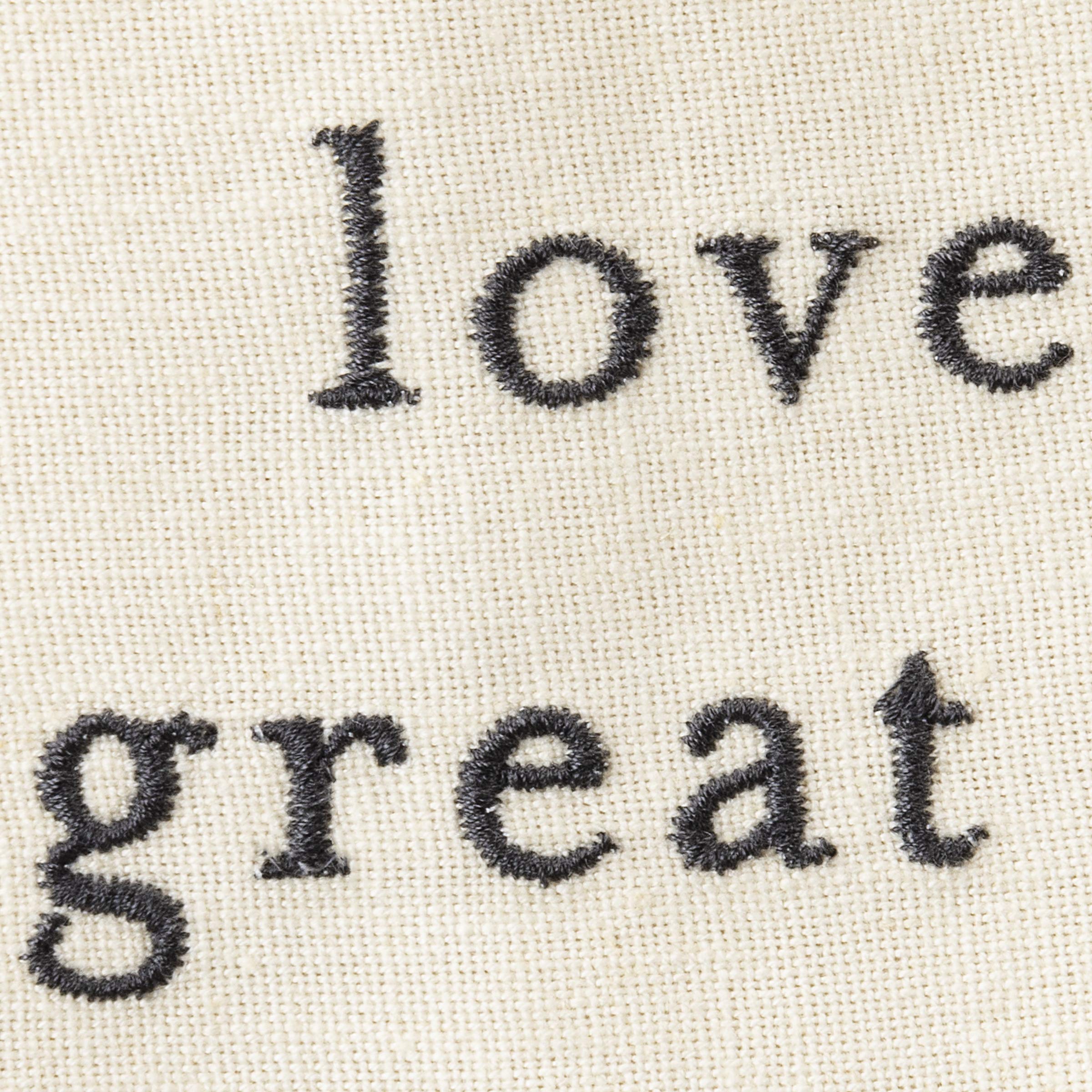 Primitives by Kathy Love My Great Dane Dish Towel