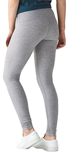 lululemon Wunder Under Pant III Full On Luon Yoga Pants (Heathered Slate, 10)