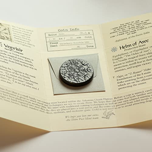 Norse Dual Stave in Iron, Vegvisir and Helm of Awe