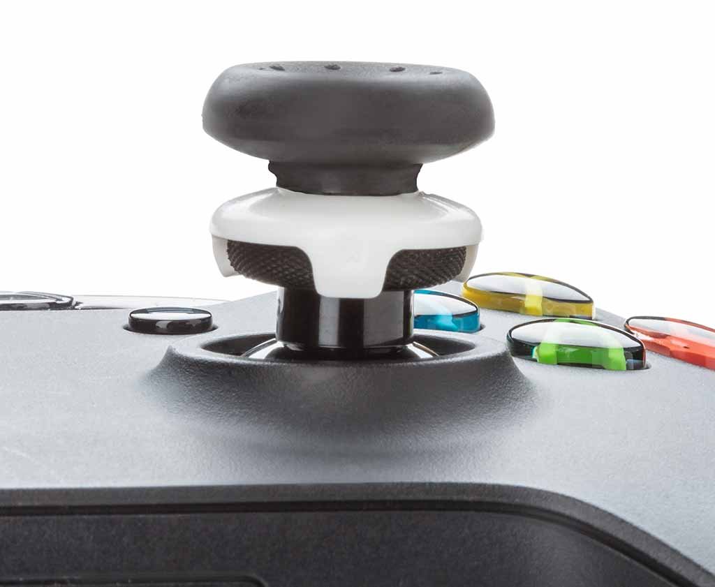 KontrolFreek GamerPack VX for Xbox One Controller | Performance Thumbsticks | 3 High-Rise, 1 Mid-Rise Concave | Black/Orange