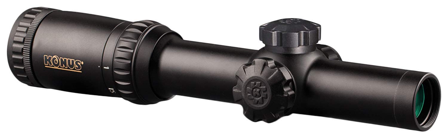 Konus 7182 1x-6x24mm KonusPro M30 Riflescope,Blue,Red