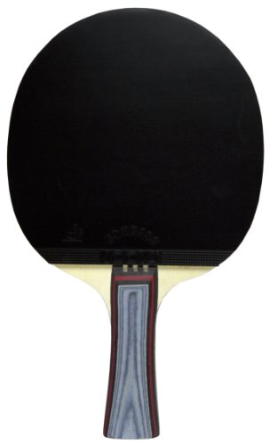 JOOLA Champ Table Tennis Paddle - Recreational Ping Pong Racket for Intermediate Players - More Speed & Control-Ping Pong Paddle with Flared Ergonomic Handle-Table Tennis Equipment for Adults & Kids