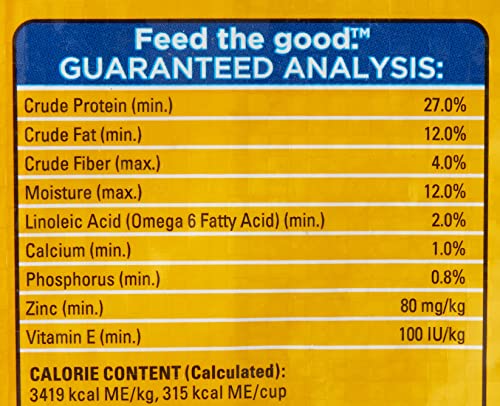 Pedigree High Protein Adult Dry Dog Food, Chicken and Turkey Flavor, 18 lb. Bag
