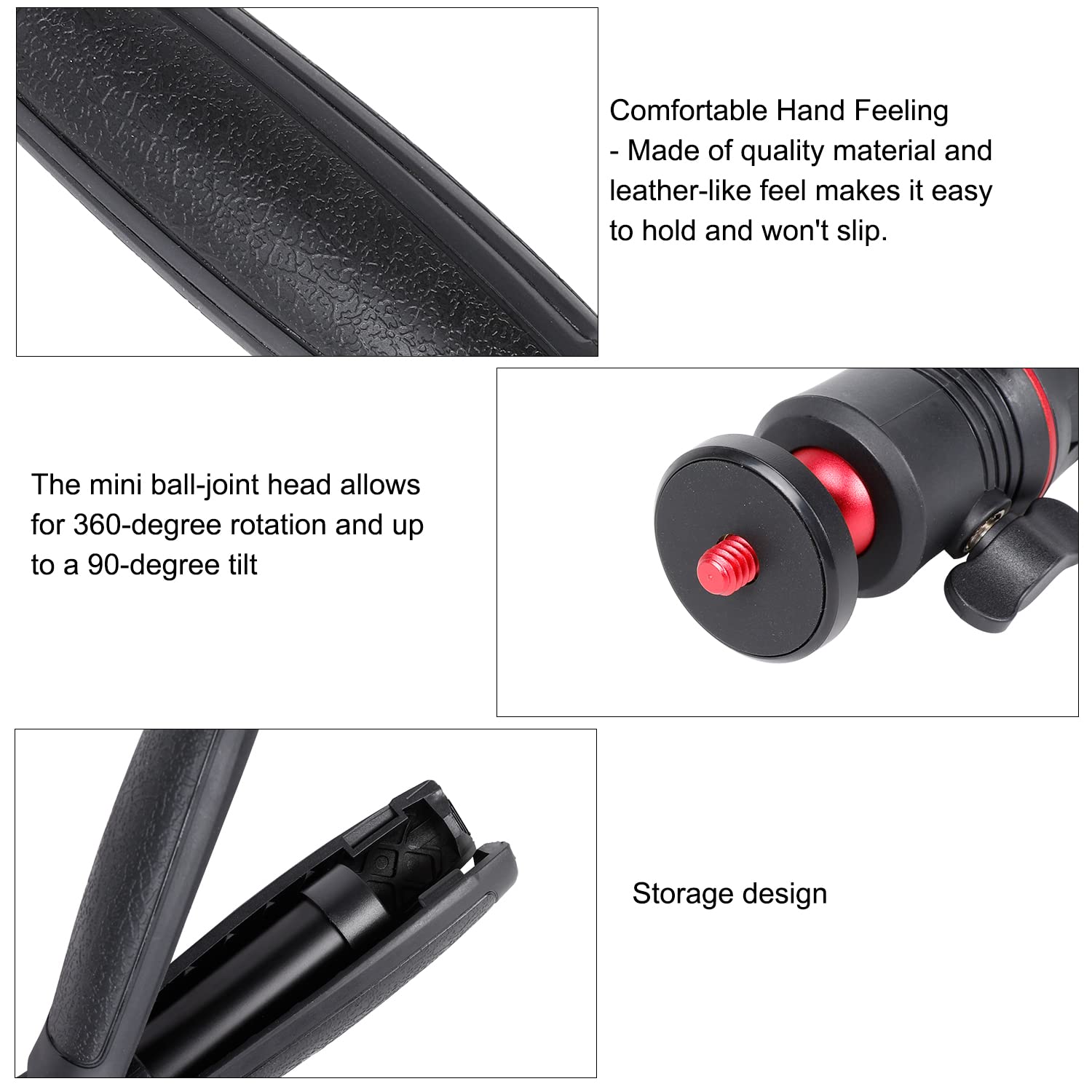 Pellking Extension Pole Tripod for DJI Osmo Pocket 1/2, Mini Selfie Stick 360 Degree Rotation Mount Tripod Stand Handle Grip with Extended Border Compatible with DJI osmo Pocket/Pocket 2