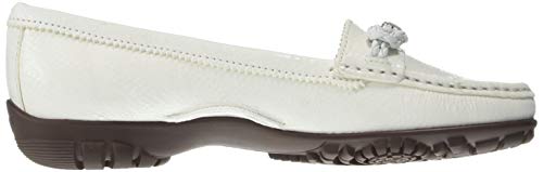 Marc Joseph New York Women's Leather Made in Brazil Orchard Street Golf Shoe, White Glaze, 6 M US