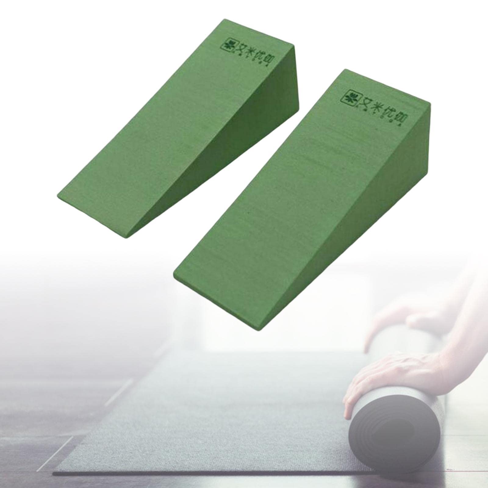 Newmind Yoga Blocks Wrist Wedge Lightweight Accessories Supportive for Gym Plank, 2 Pieces, 15x6x5cm