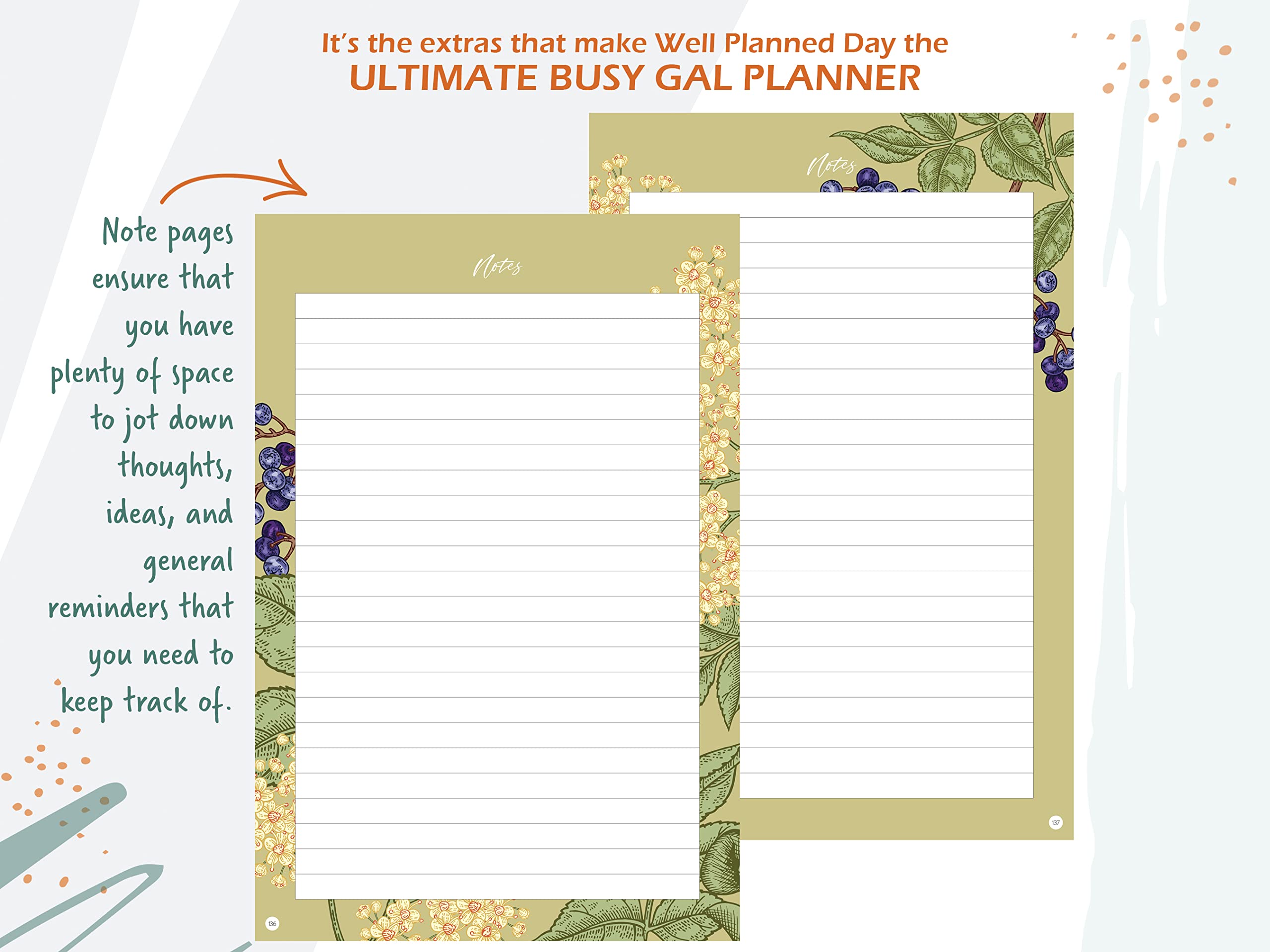 On The Go Busy Gal Planner, July 2023- June 2024, by Well Planned Gal