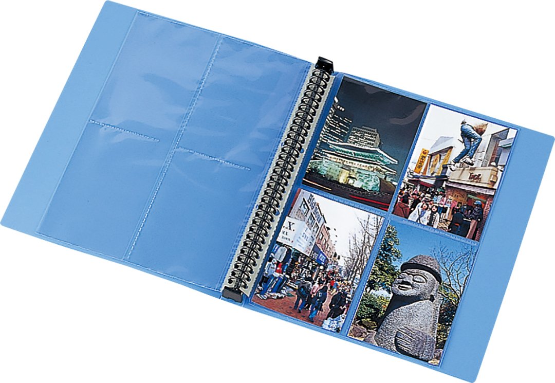 King Jim postcard holder - replacement formula A4S 65C blue (japan import)