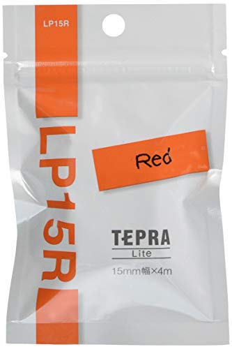 King Jim Red, TEPRA Lite Tape; Labeling Tape for TEPRA Lite