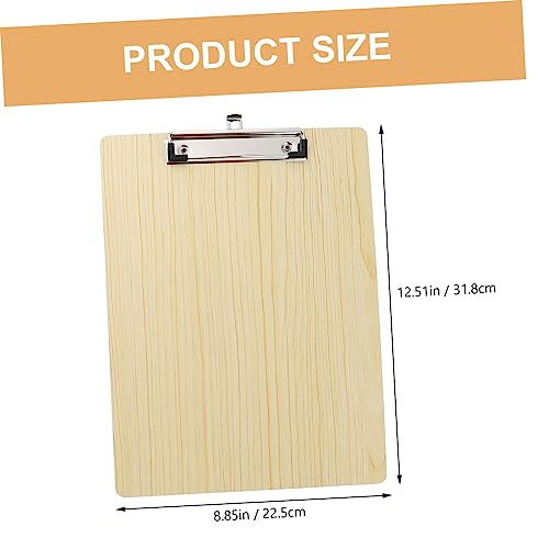 Tofficu 8 pcs Folder Board Pencils Plastic File folders Plastic clipboards a4 File Clip Folder foldgers Clip Boards 8.5x11 Low Wooden Pencil Sketch Hand Support Exam Paper Clips