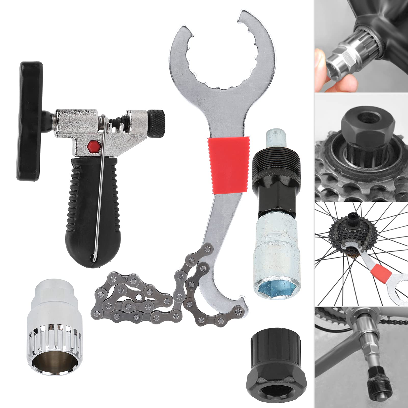 Pwshymi Road Bike Repair Tools, Simple Operation Strong Sturdy Bike Repair Tools for Bicycle