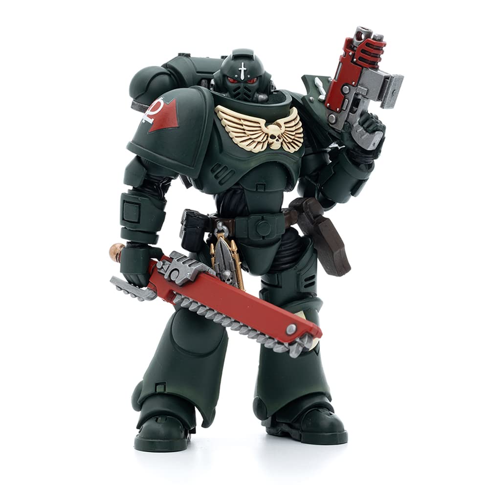 JOYTOY 1/18 Action Figures Warhammer 40K Mecha Joy Toy Figure Model Toys Dark Angels Intercessors Sergeant Rakiel