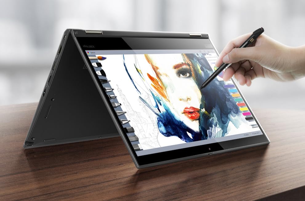 Lenovo ThinkPad X390 Slim and Light Laptop, 13.3in Core i7-8665U Notebook, 16GB Memory, 512GB PCIe Solid State Drive, Fingerprint, Webcam, Wi-Fi, Win 10 Professional, Black (Renewed)
