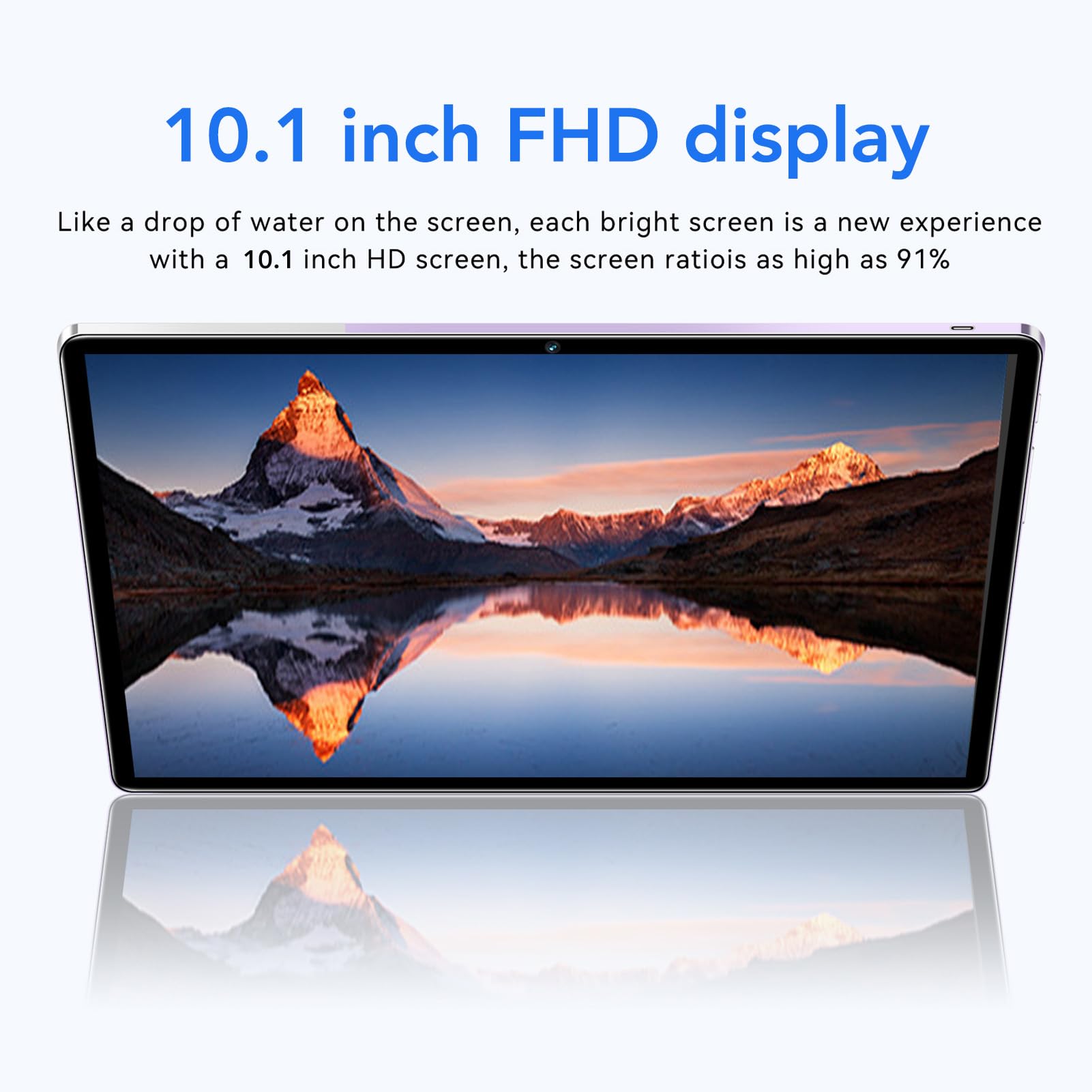 MAVIS LAVEN 2 in 1 Tablet, Gaming Tablet 5G WiFi Dual Camera US Plug Octa Core 10.1 Inch FHD 8800mAh (#2)